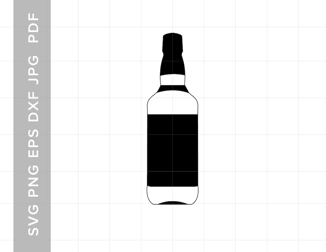 Whiskey SVG Whiskey Bottle Svg Alcohol Svg Whiskey Clipart Whiskey Files for Cricut Whiskey Cut ...