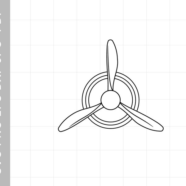 Propeller Airplane - Etsy