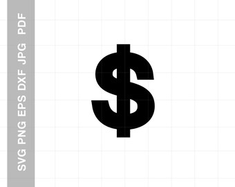 Dollar Sign Svg | Etsy