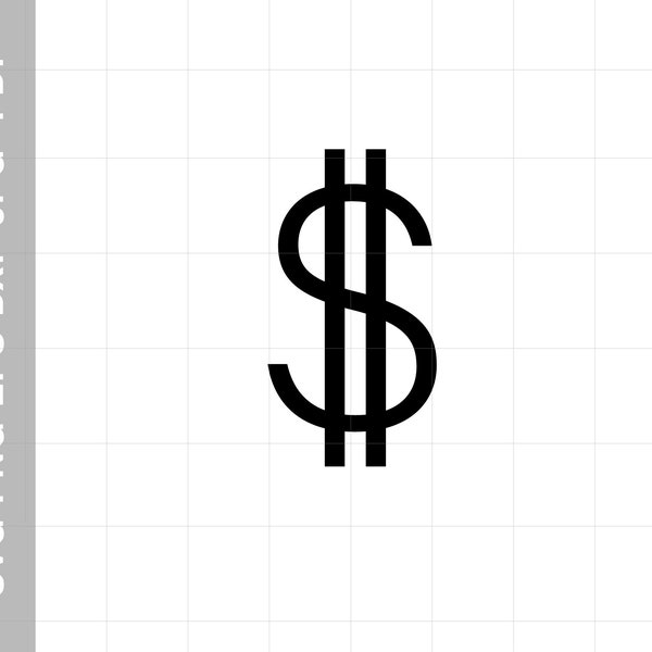 Dollar Sign Svg - Etsy