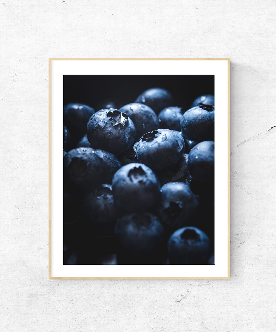 Blueberries Photo Print / Blueberry Wall Art / Food Photography / Cafe ...