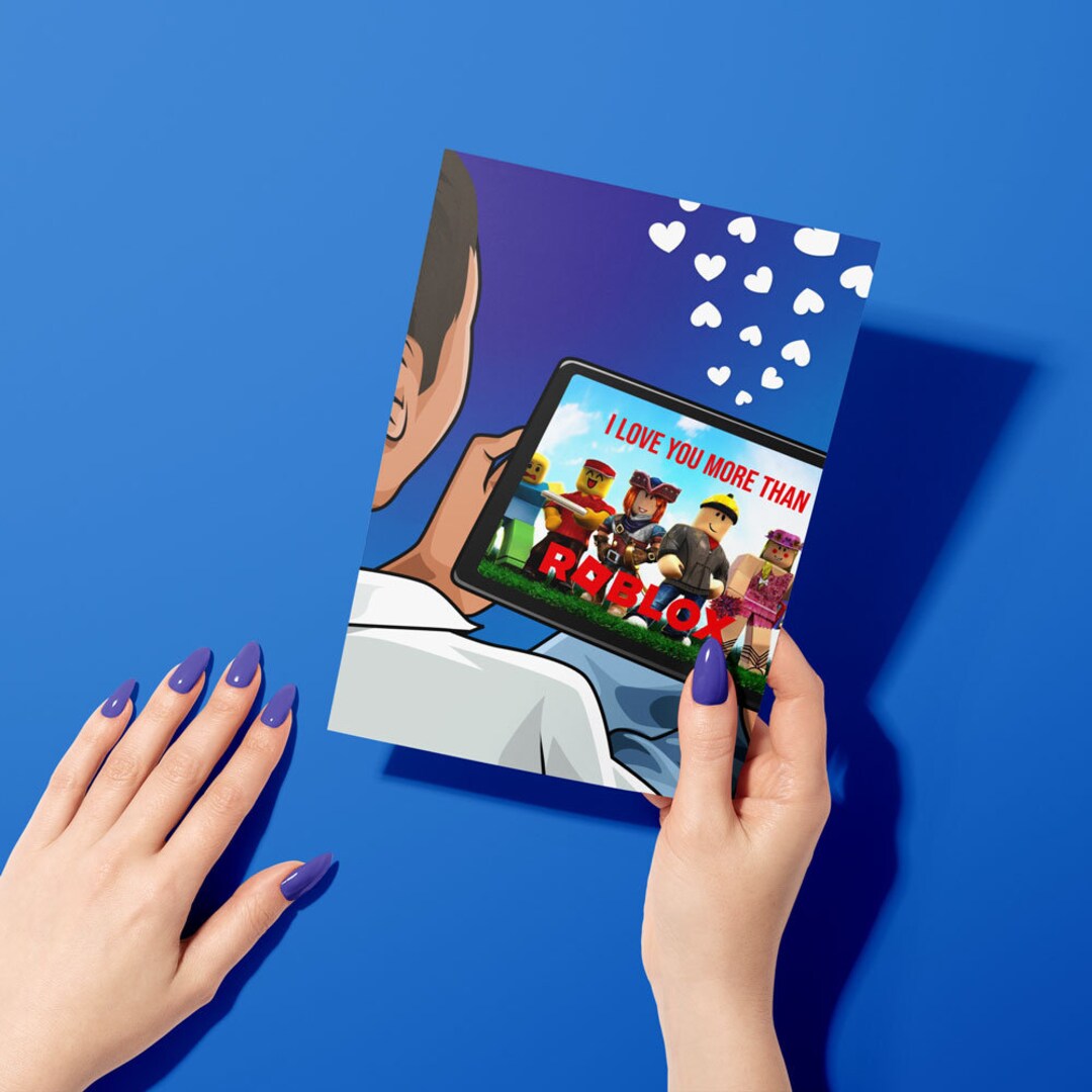 Funny Roblox Father's Day Card Roblox Card Gaming Father's Day Card - Etsy