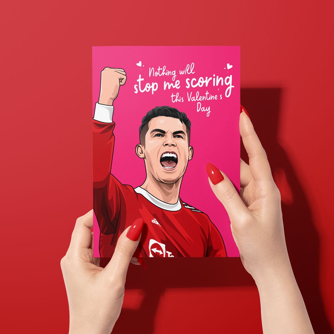 Ronaldo Valentines Day Card Funny Valentine's Boyfriend Girlfriend ...