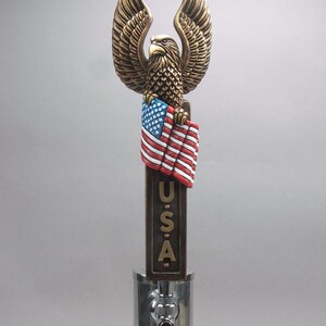 Liberty Beer Tap Handle American Flag W/ Eagle - Etsy