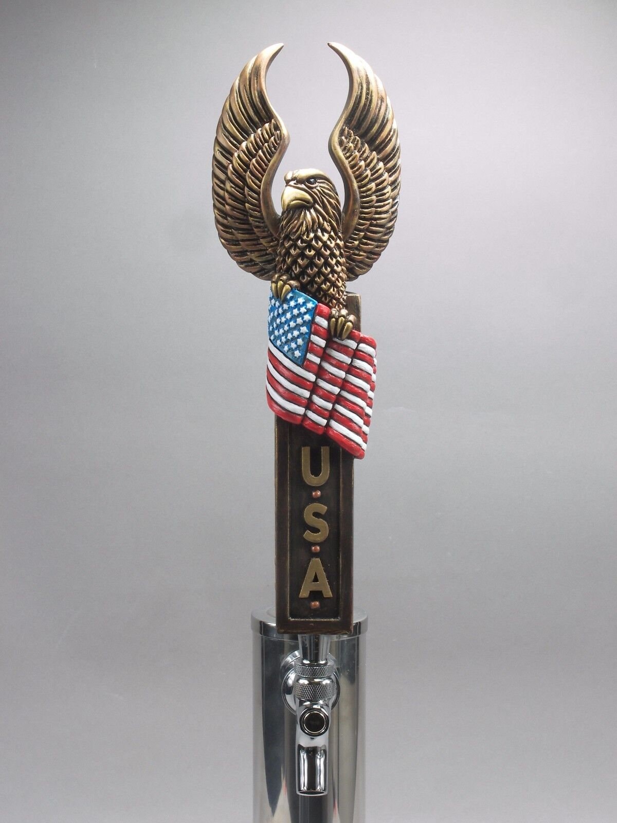Liberty Beer Tap Handle American Flag W/ Eagle - Etsy