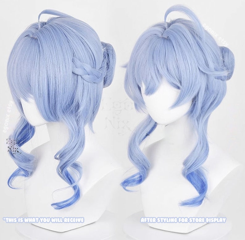 Genshin Impact Ganyu Twilight Blossom Skin Wig - Etsy