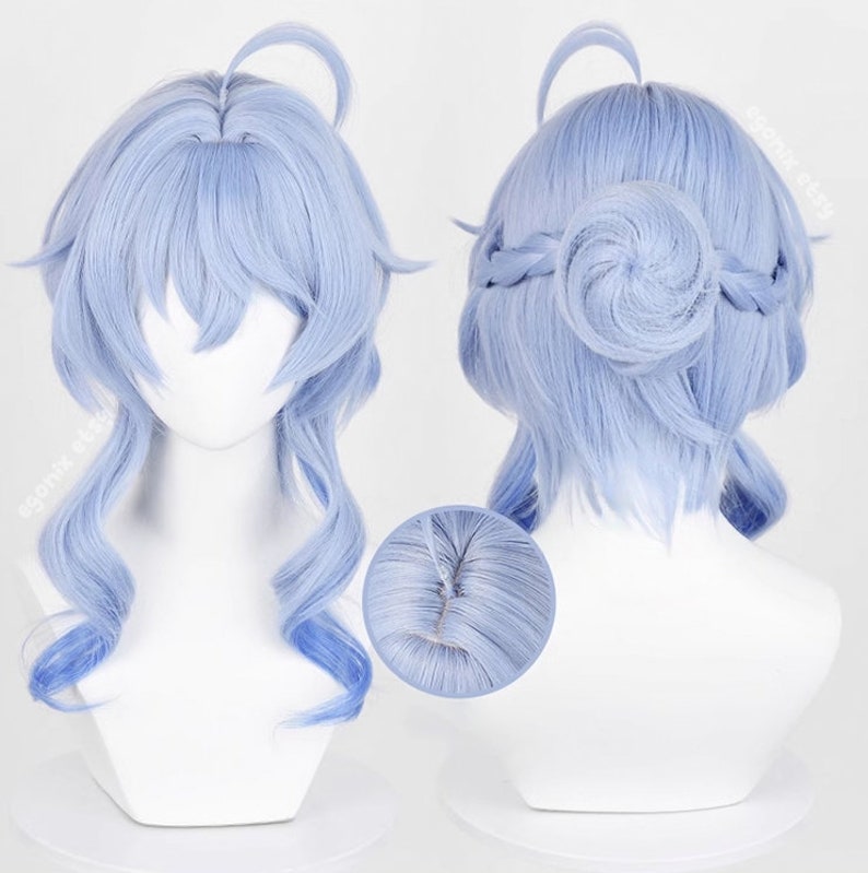 Genshin Impact Ganyu Twilight Blossom Skin Wig - Etsy