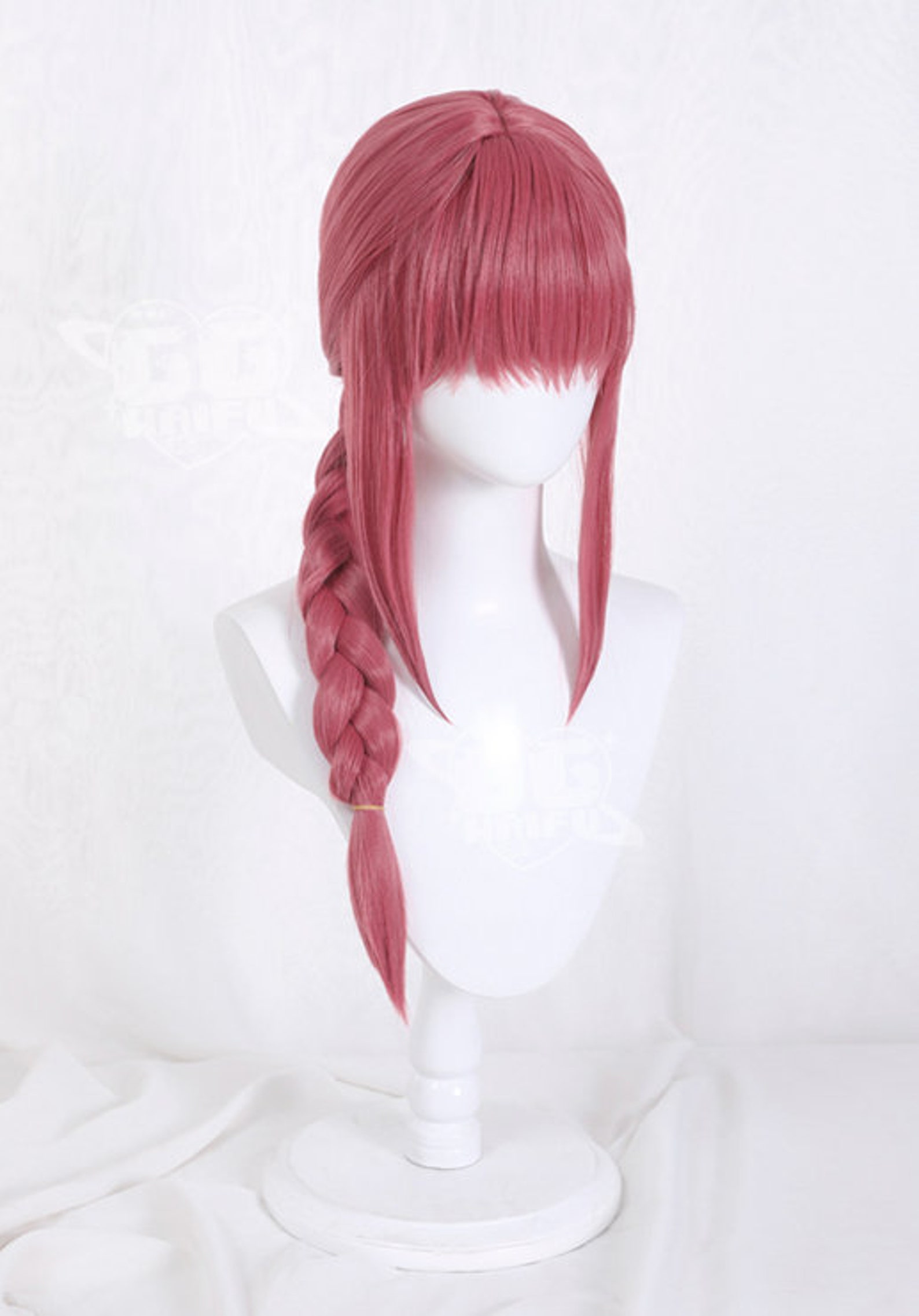 Cherry Red Anime Character Braided Cosplay Wig - Etsy