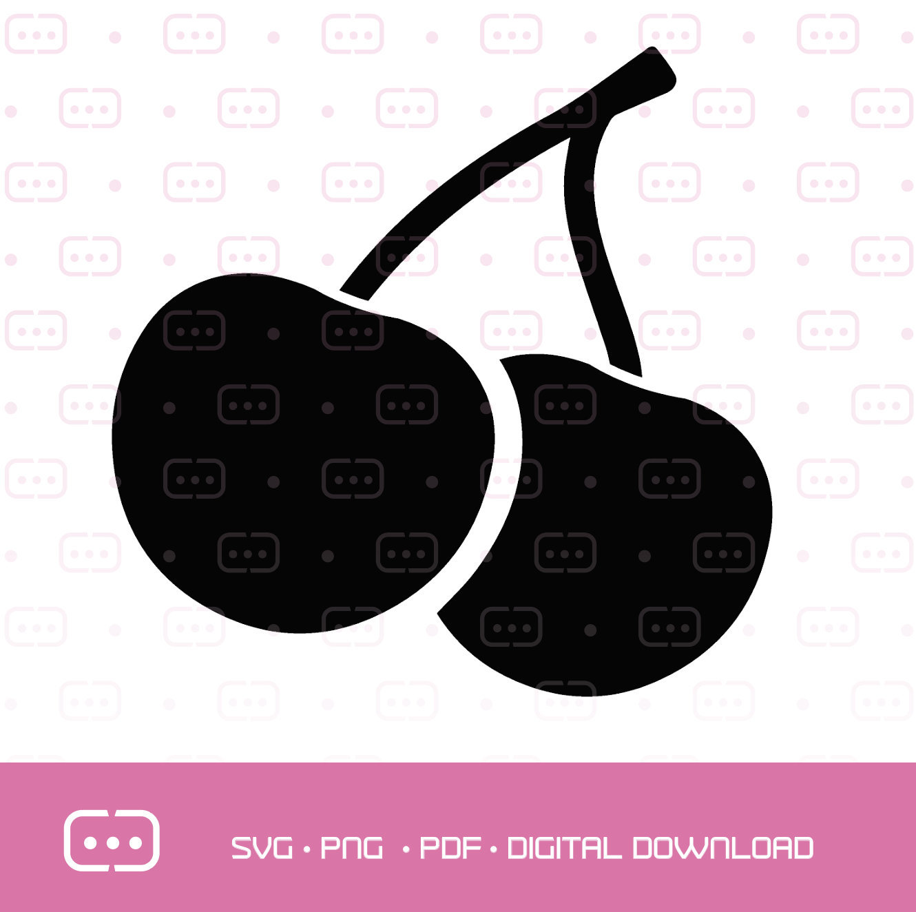 Cherry, Cherries SVG, PNG, PDF, Cut , Printable, Digital, Instant ...