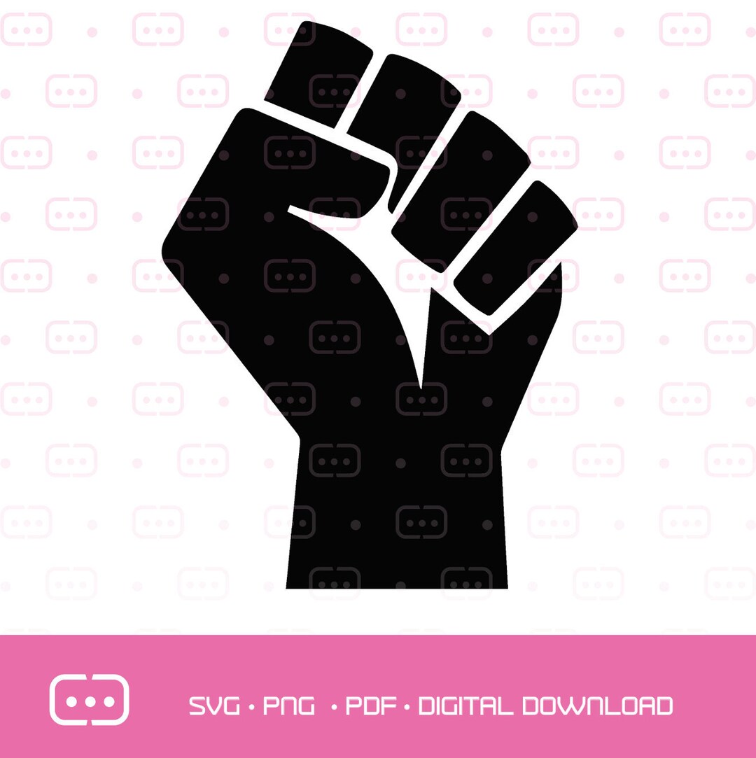 Fist SVG, PNG, PDF, Cut , Printable, Digital, Instant Download - Etsy