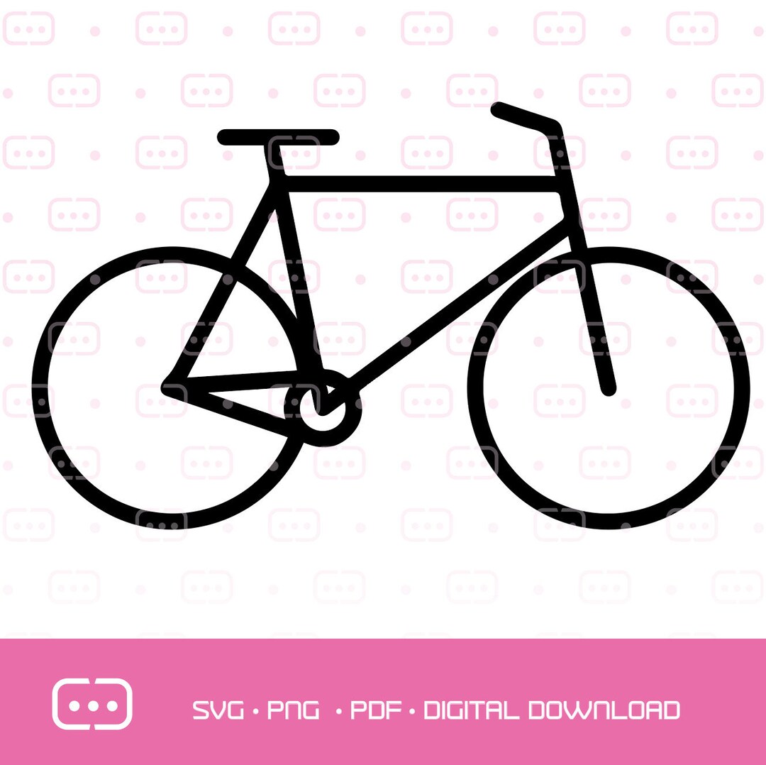 Bicycle, Bike SVG, PNG, PDF, Cut , Printable, Digital, Instant Download ...