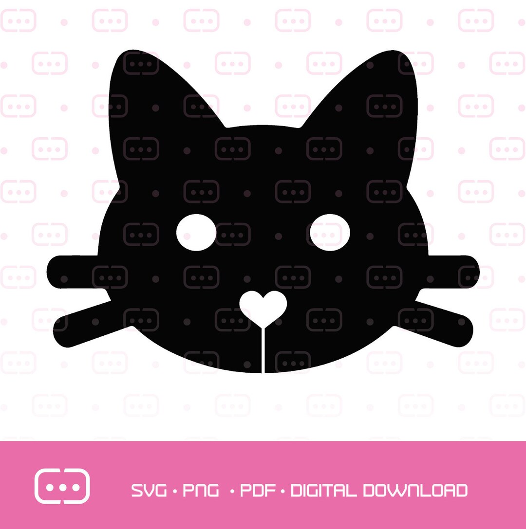 Cat SVG, PNG, PDF, Cut , Printable, Digital, Instant Download - Etsy