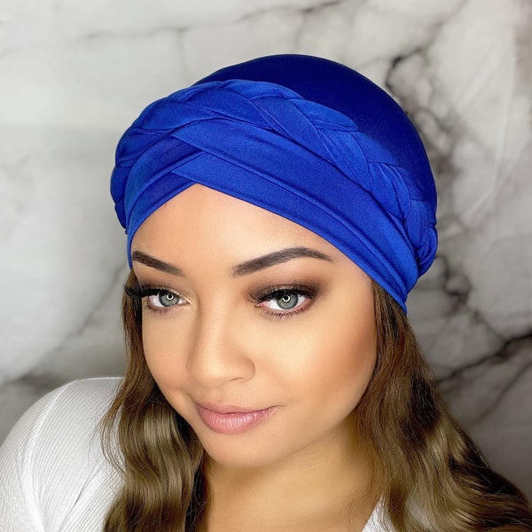Royal Blue Head Wrap - Etsy