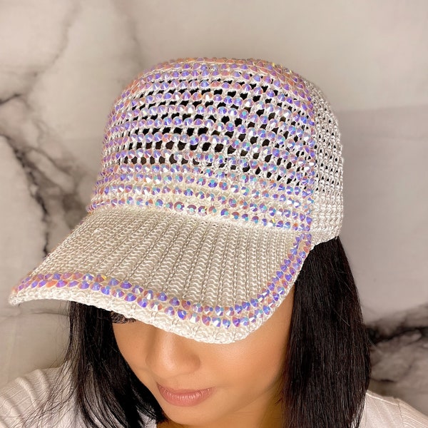 Crystal Baseball Cap Men - Etsy