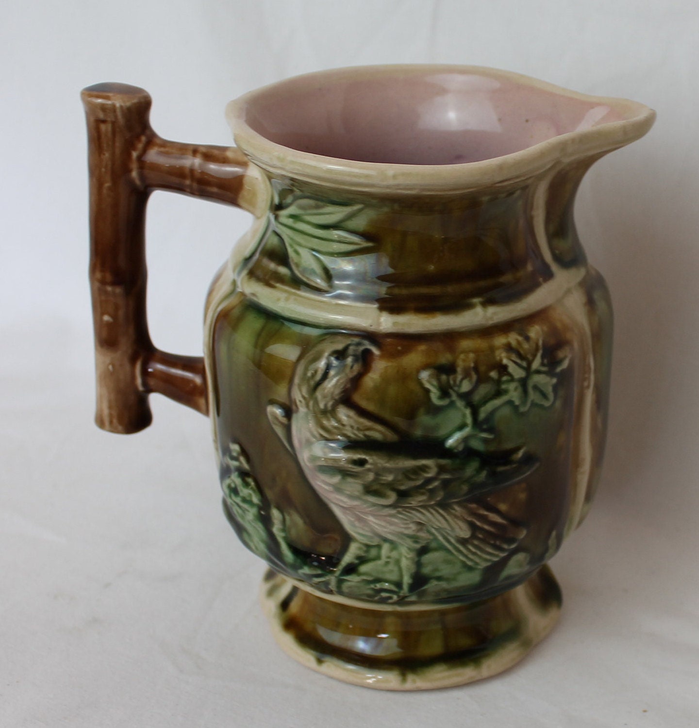 Bird of Prey Ceramic Jug or Pitcher Vintage Large Decorative - Etsy