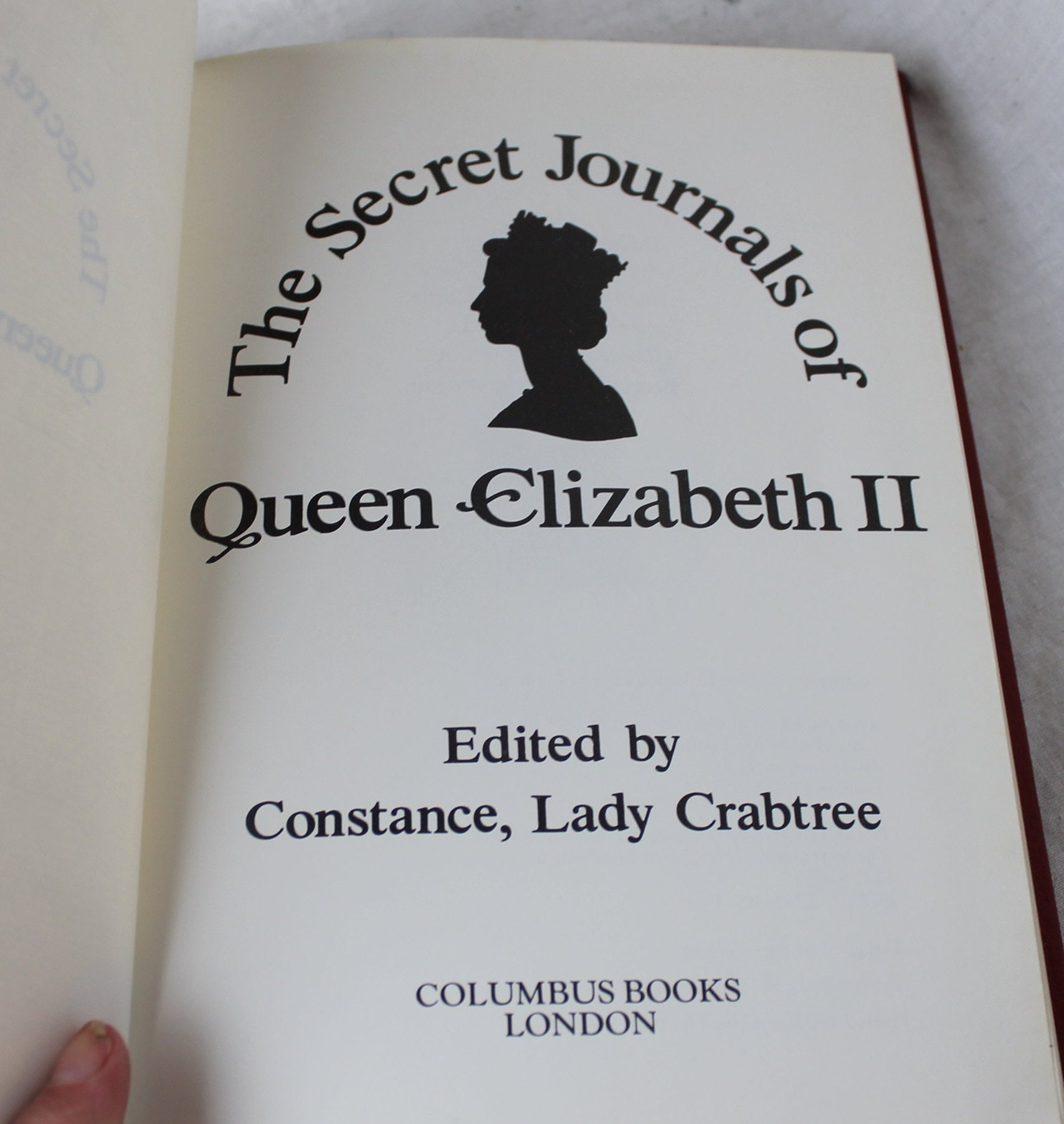 The Secret Journals of Queen Elizabeth 11 Vintage Book Edited by ...