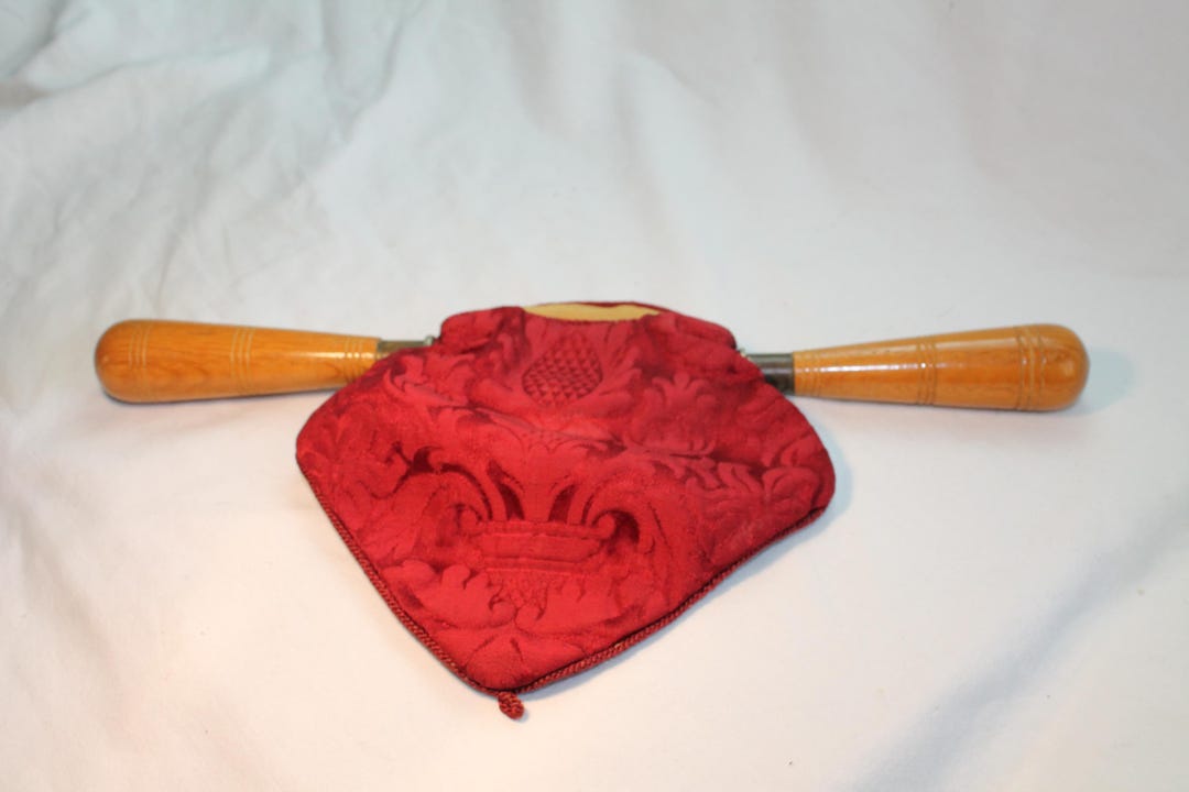 Church Collection Velvet Bag, Early Victorian, Vintage Offertory Bag - Etsy