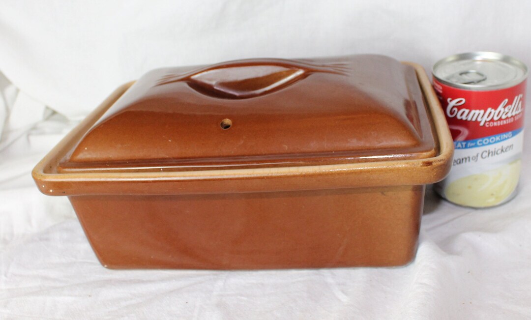 French Stoneware Large Pate, Terrine, Casserole / Cooking Pot ...