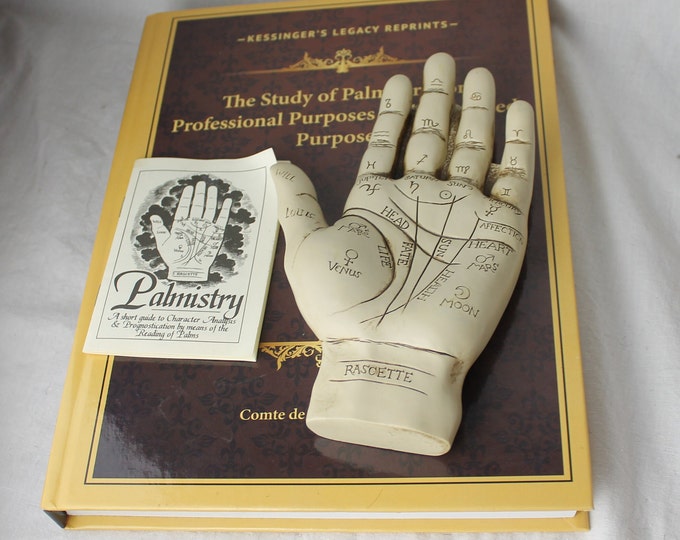 Palmistry Model, Leaflet and Book the Study of Palmistry for ...