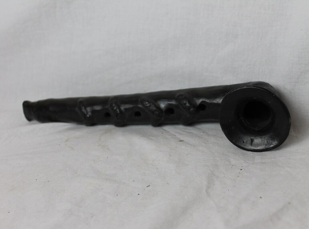 Handmade Clay Flute From South America, Aztec Mayan Flute, Vintage ...