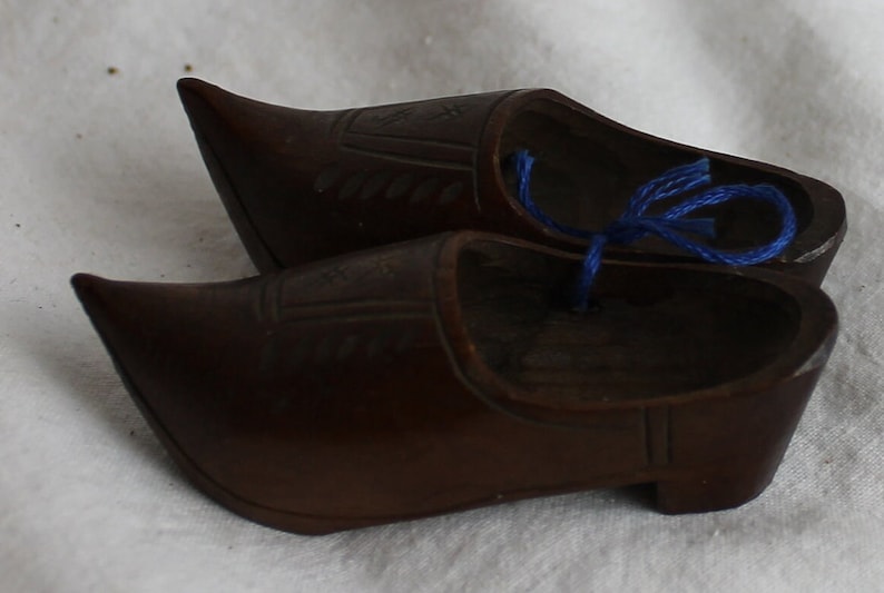 Miniature Clogs, Vintage Hand Made Wooden With a Traditional Design. - Etsy