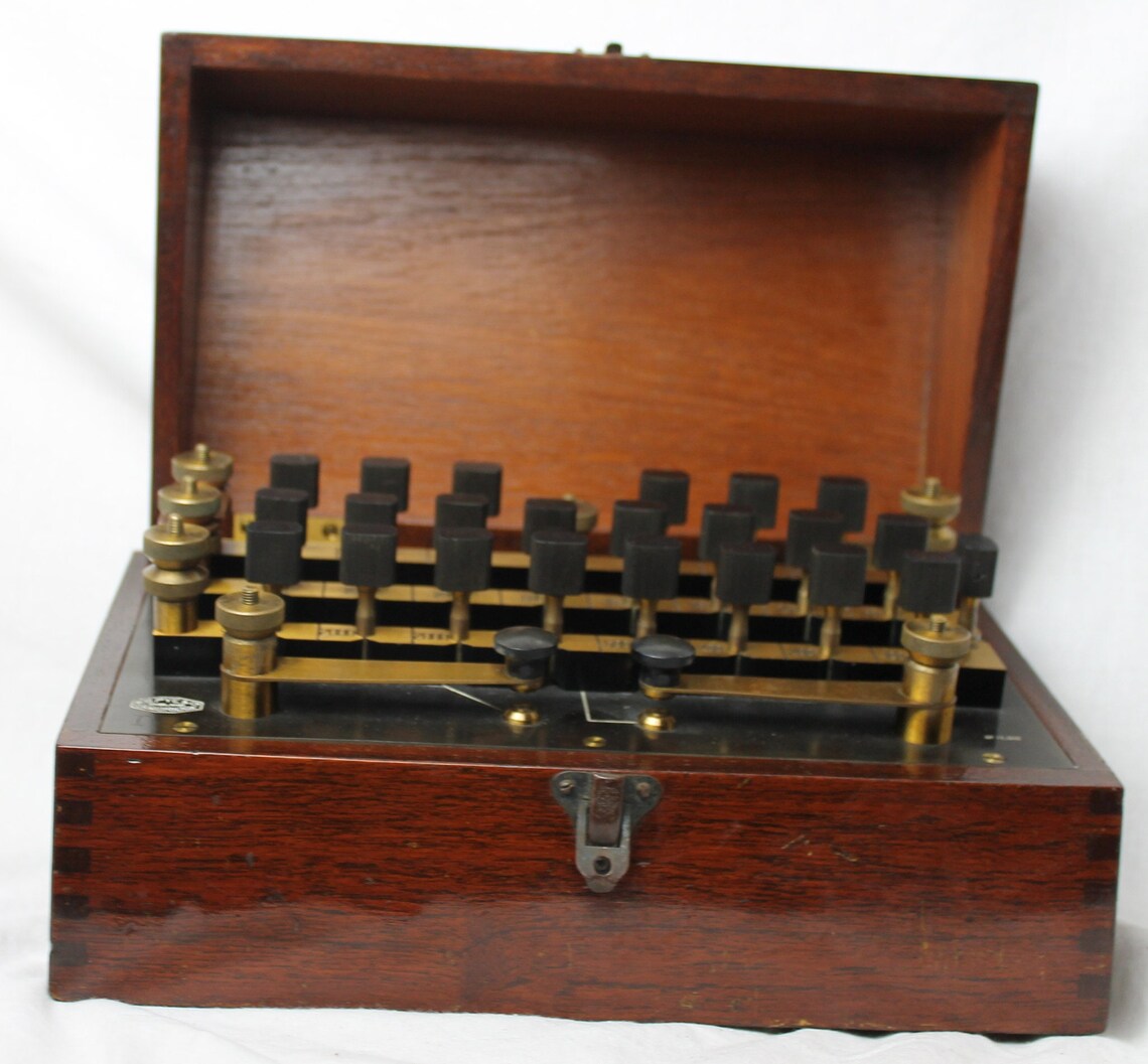 Wheatstone Bridge in a Oak Box Engineering Equipment Used to | Etsy