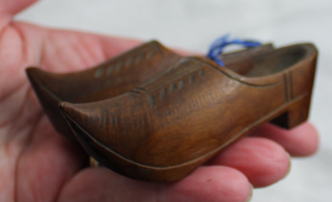 Miniature Clogs, Vintage Hand Made Wooden With a Traditional Design. - Etsy