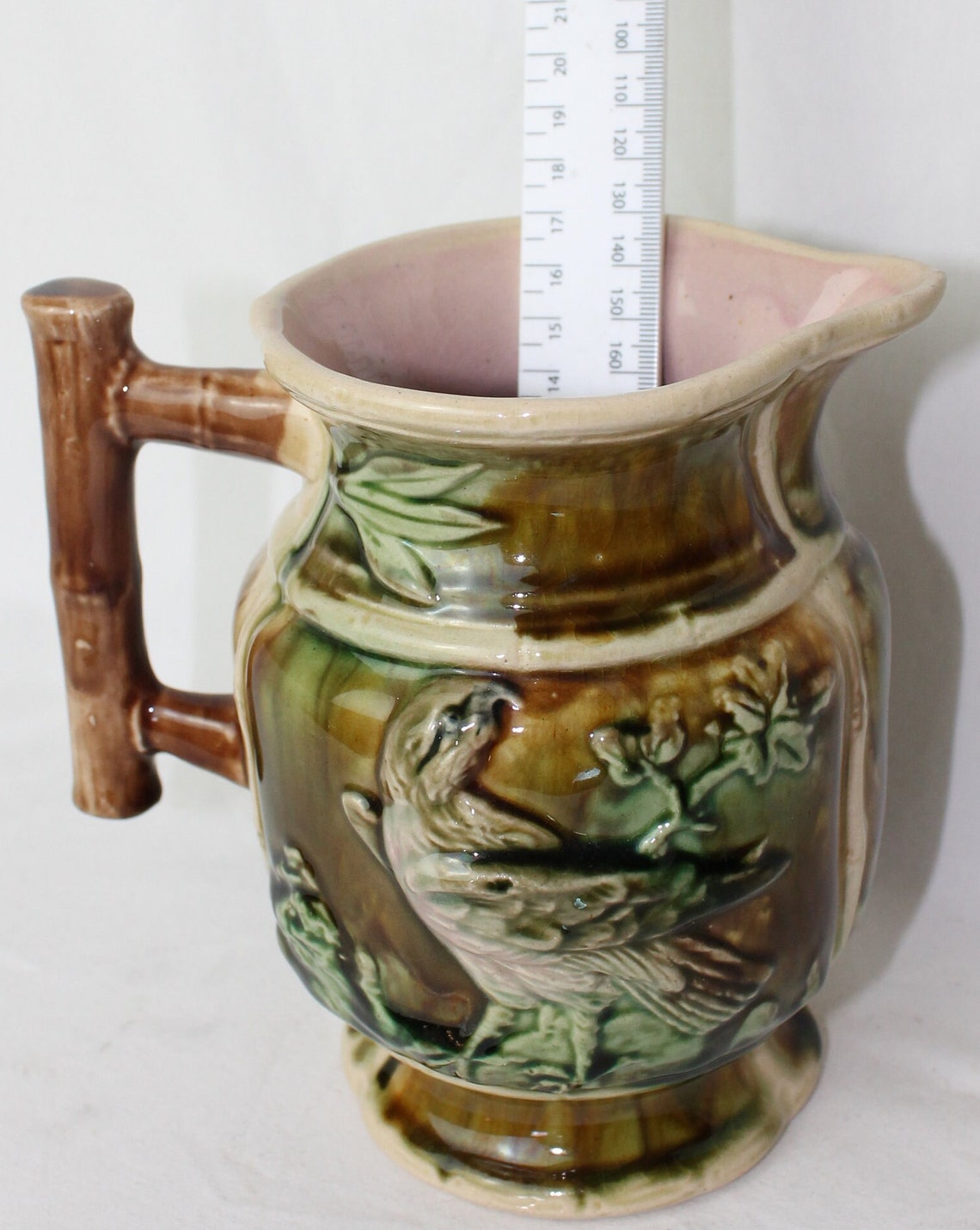 Bird of Prey Ceramic Jug or Pitcher; Vintage Large Decorative - Etsy