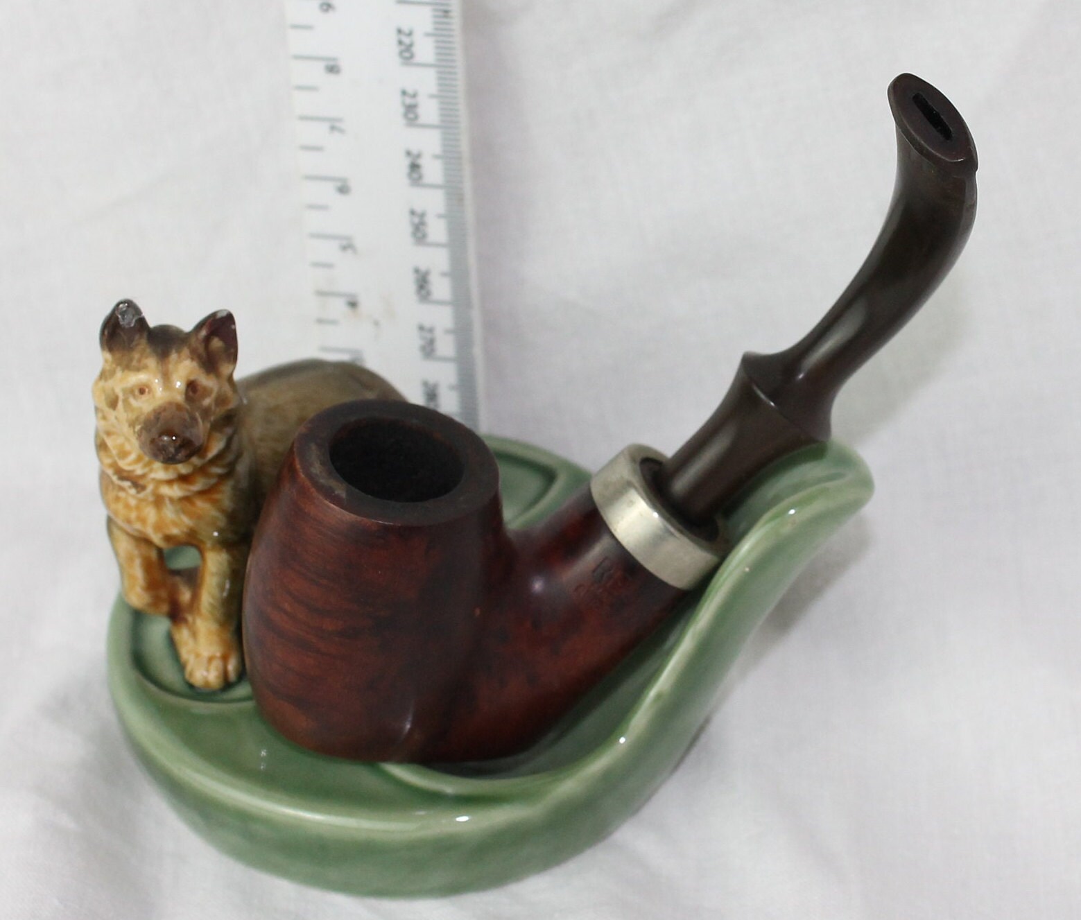 Pipe and Dog Ceramic Pipe Stand Made by Wade, Vintage Items - Etsy