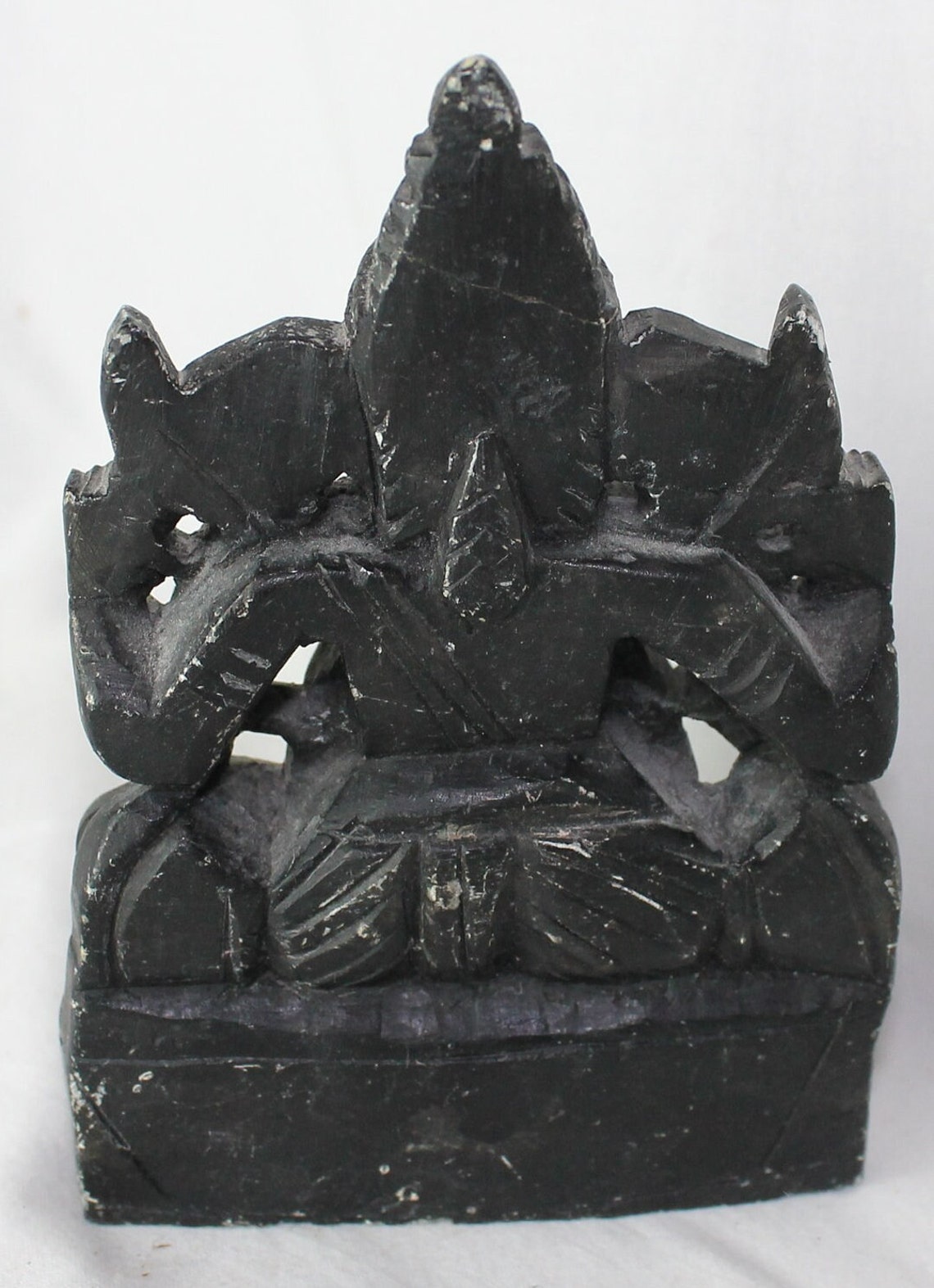 Hindu Lord Ganesha Small Stone Statue Hindu God of Success - Etsy Canada