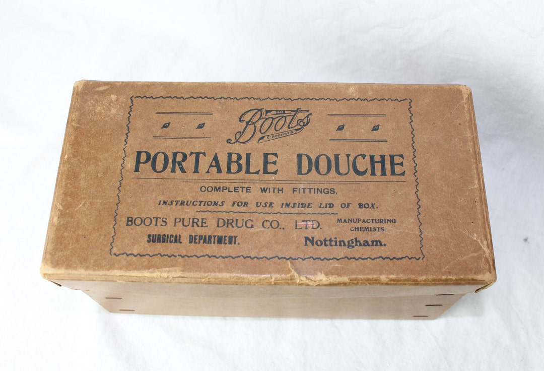 Portable Douche in Original Box; Vintage Vaginal Douche Made by Boots ...