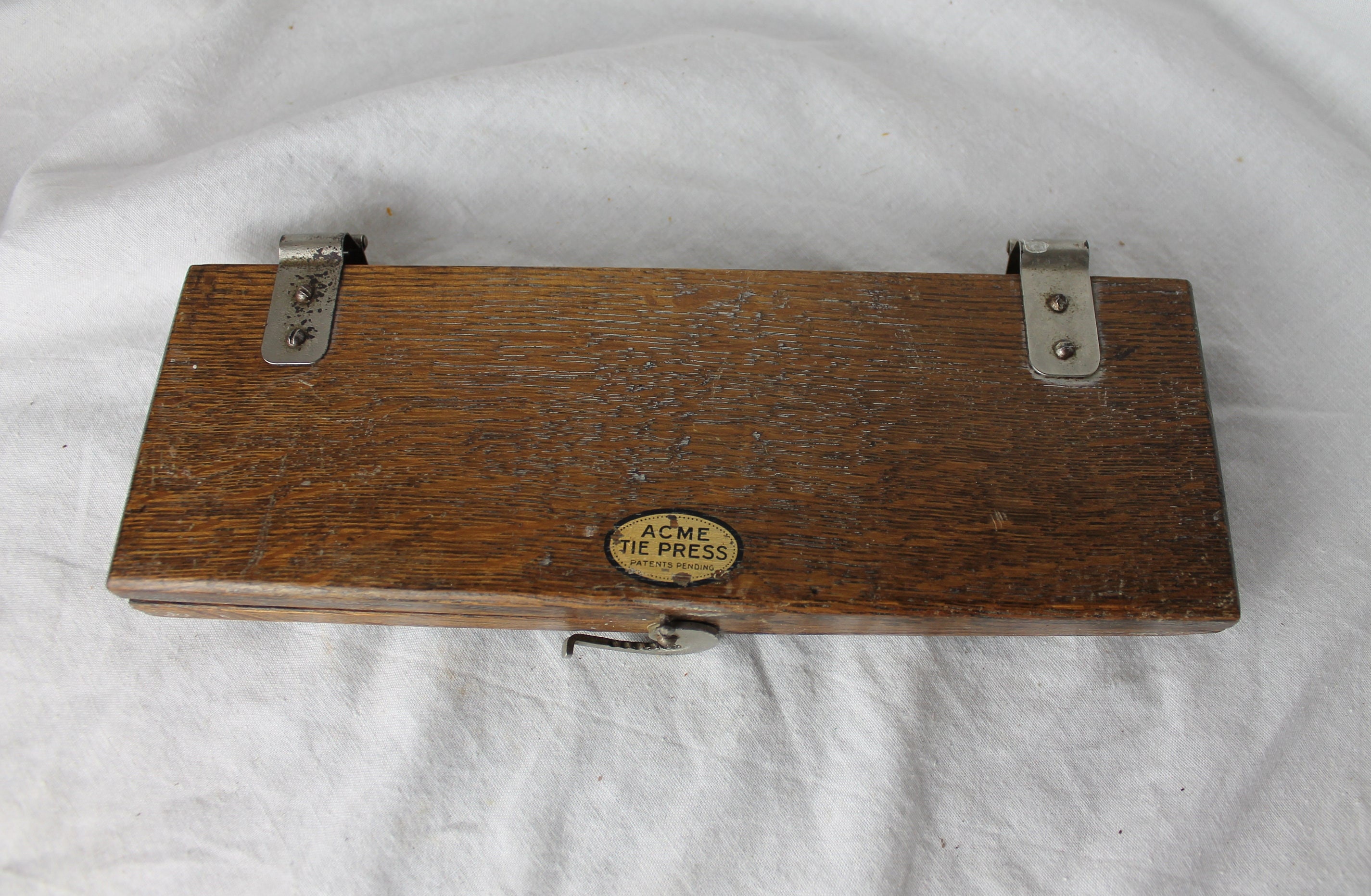 Acme Tie Press Vintage Wooden Press With Rachet Closure Clip - Etsy