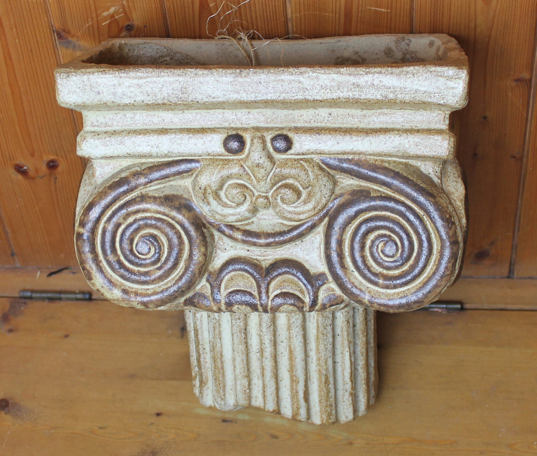 Wall Mounted Planter Greek Ceramic Planter in the Form of an - Etsy