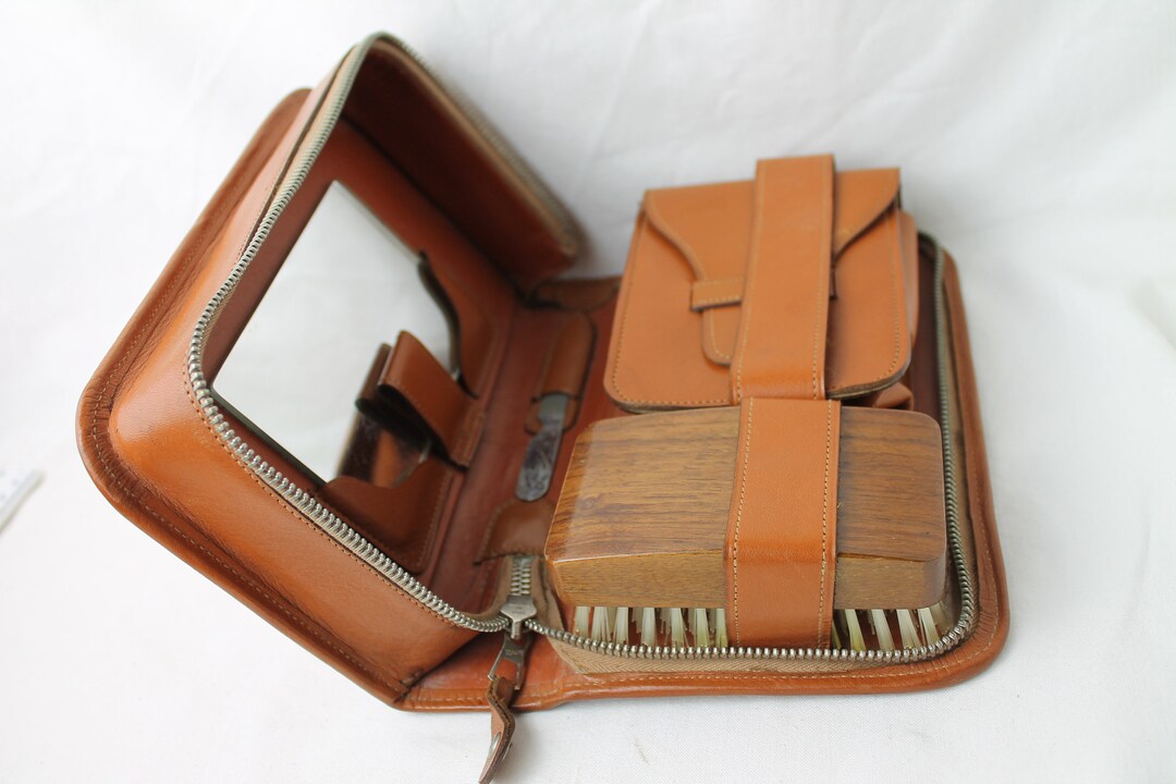 Gentleman's Grooming Kit, Exceptional Quality Leather. - Etsy