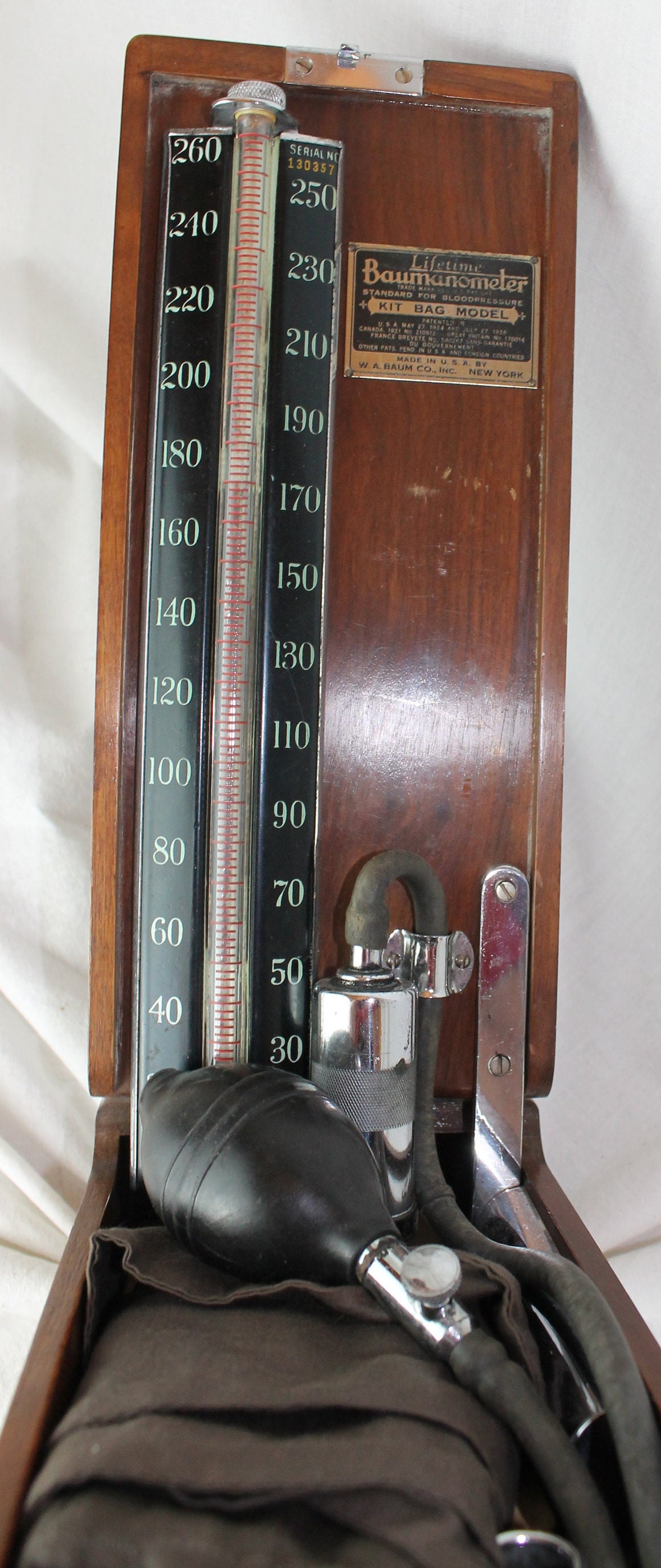 Blood Pressure Monitor Kit Bag Baumanometer Made by W. A Baum - Etsy UK