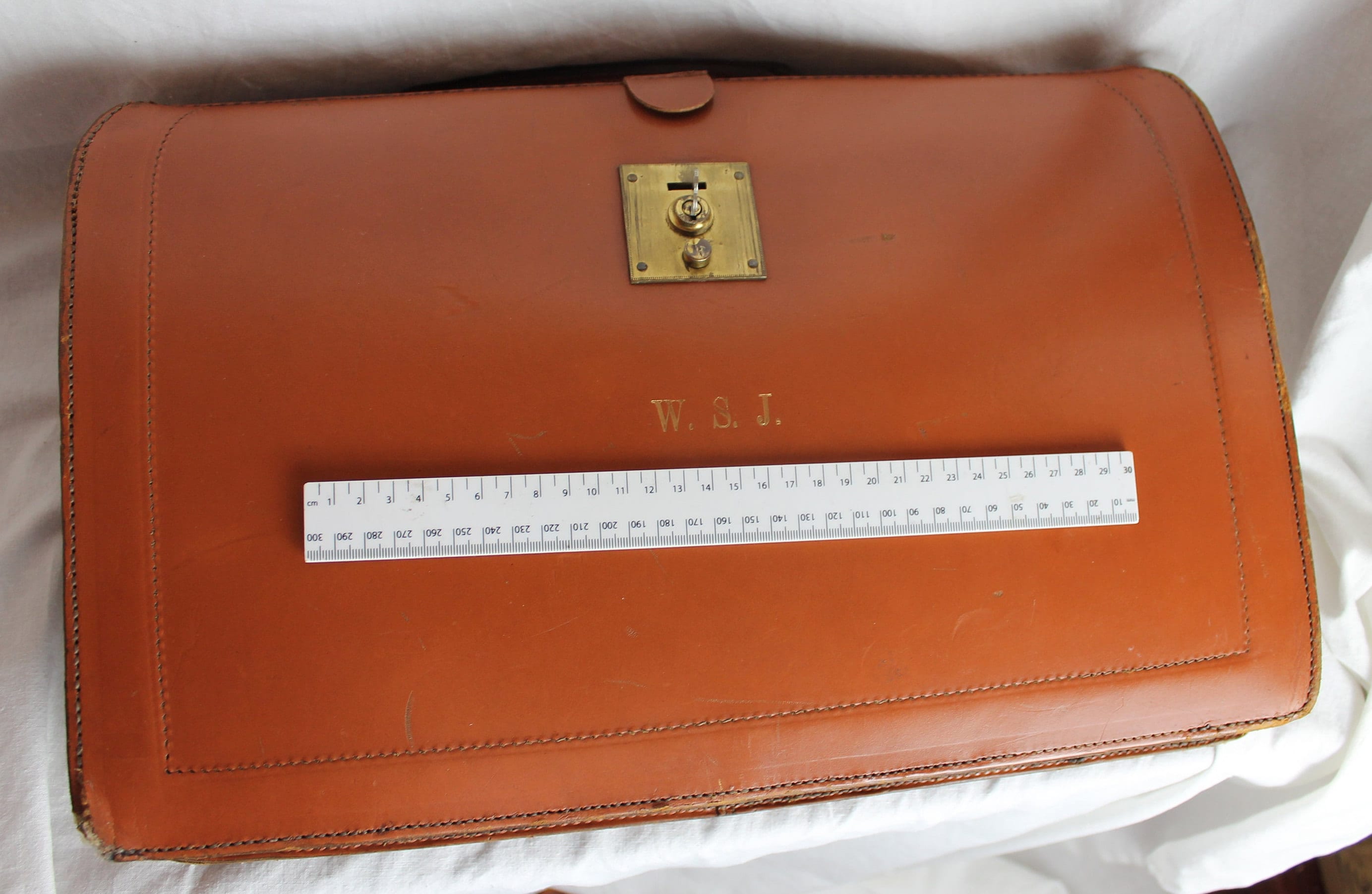Briefcase Traditional Handmade Tan Brown Leather Case - Etsy