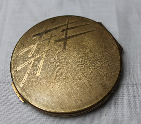 Vintage powder compact; Stratton, 1960s - Gem