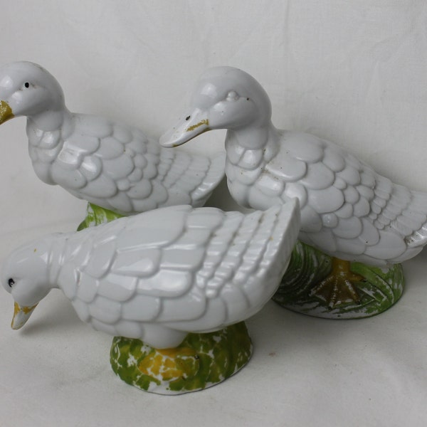 White Ceramic Ducks - Etsy