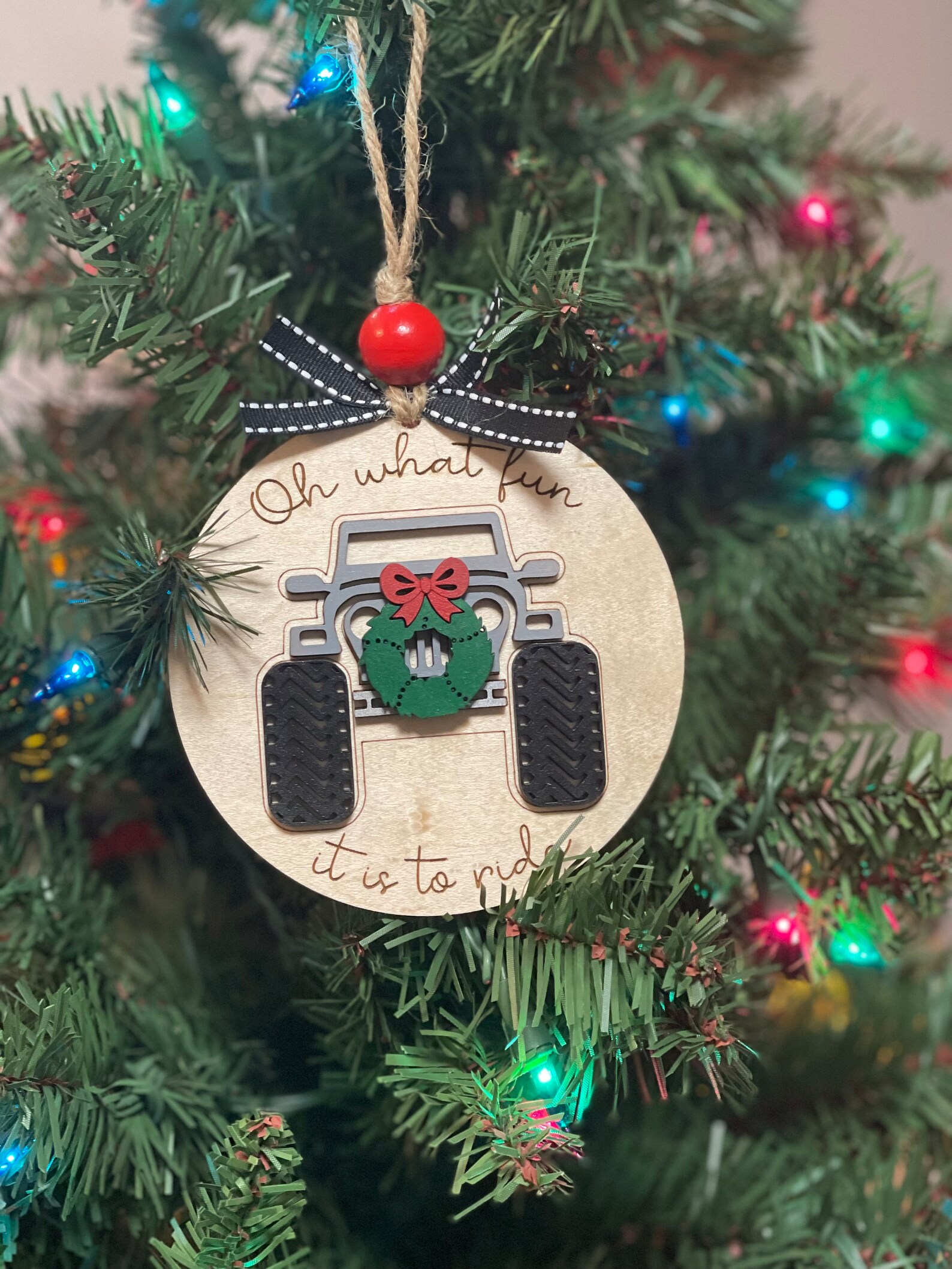 Off-roading Ornament, 4x4 Christmas, Oh What Fun - Etsy
