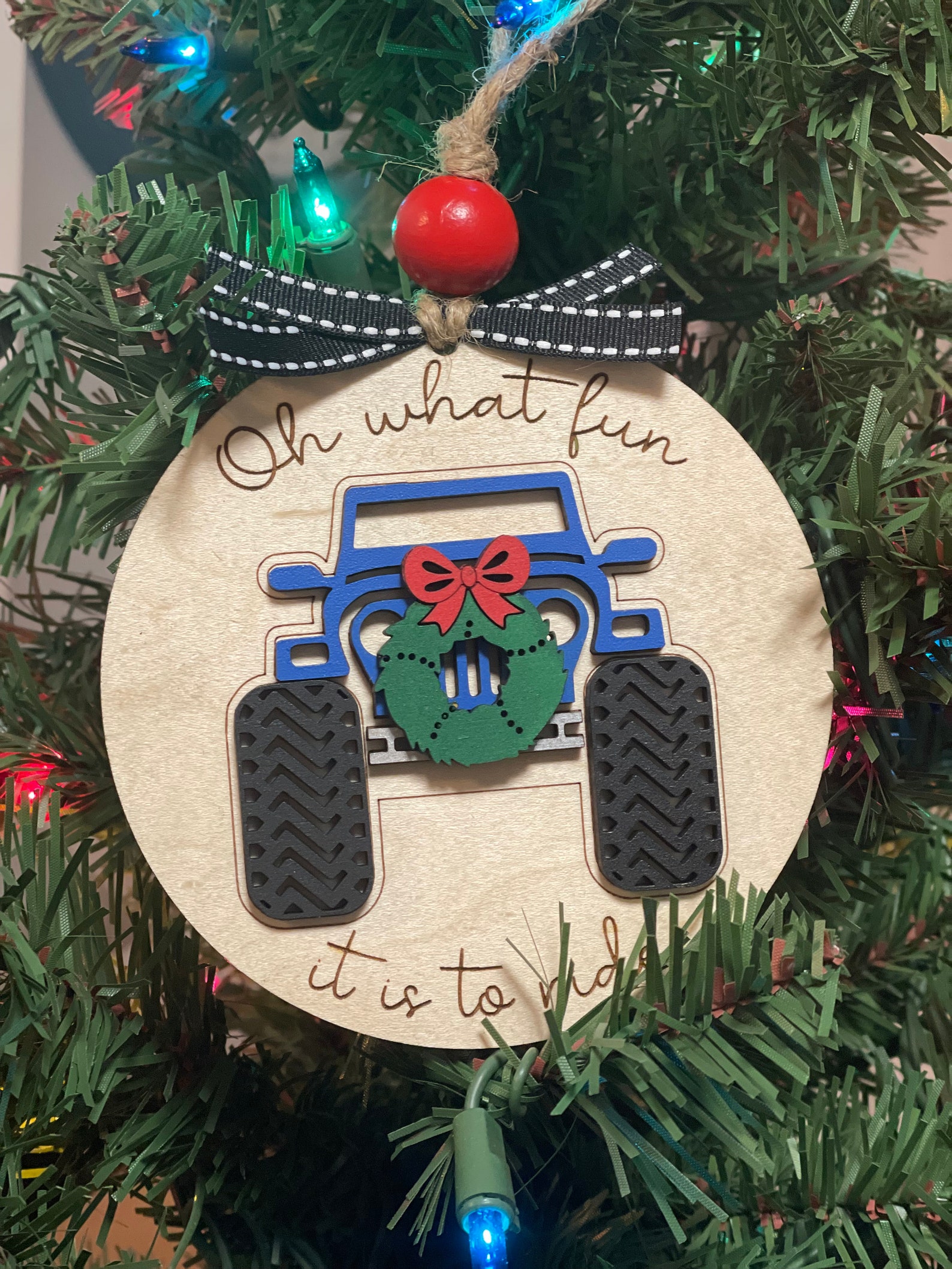 Off-roading Ornament, 4x4 Christmas, Oh What Fun - Etsy