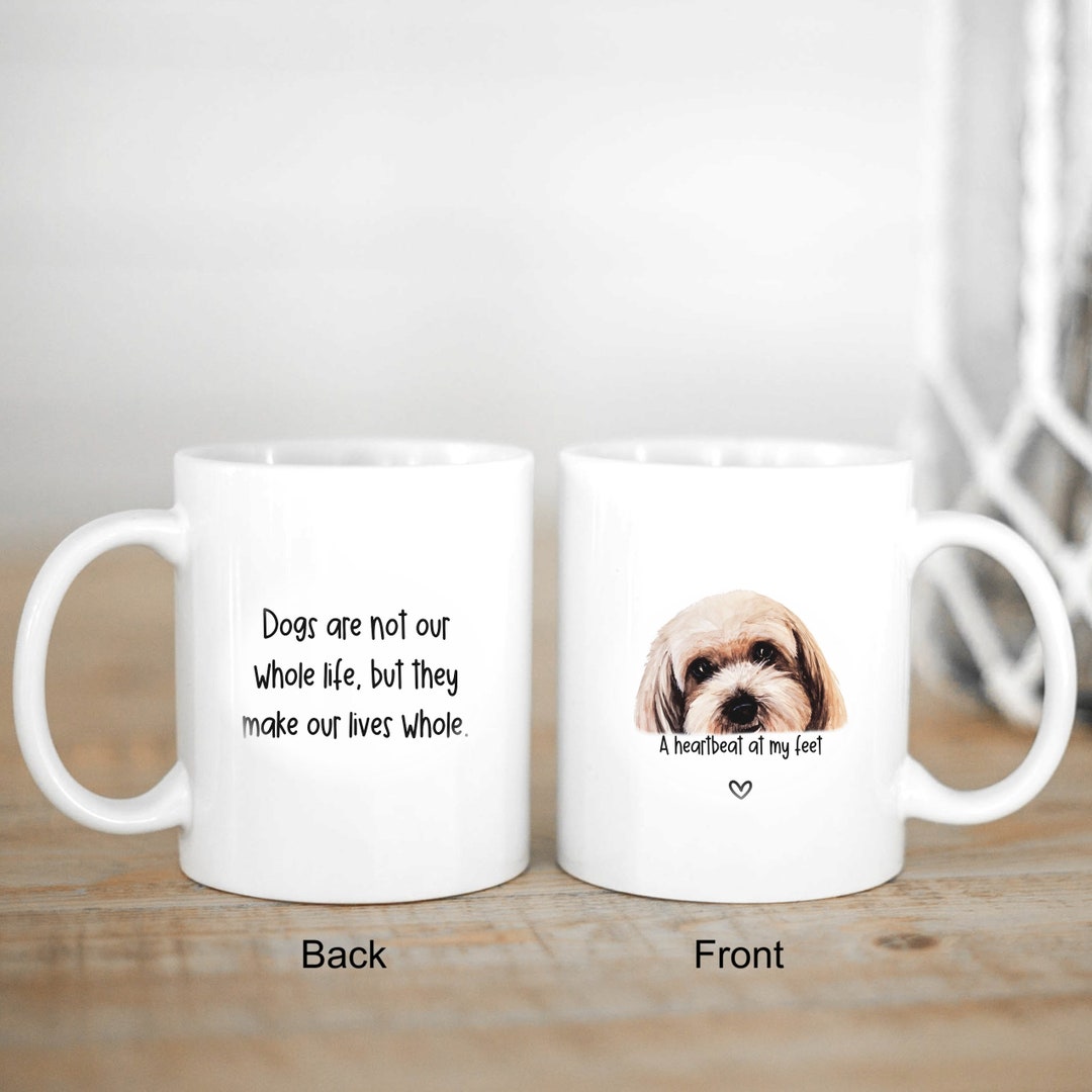 Tan Maltese Puppy Loving Dog Quote Mug White Glossy 11oz - Etsy