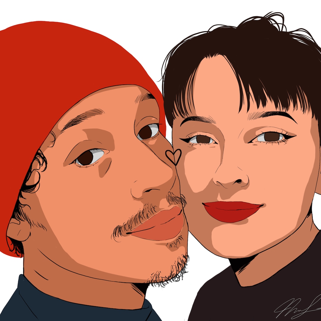 Digital Custom Portraits, Couples, Self Portraits, and or Loved Ones - Etsy