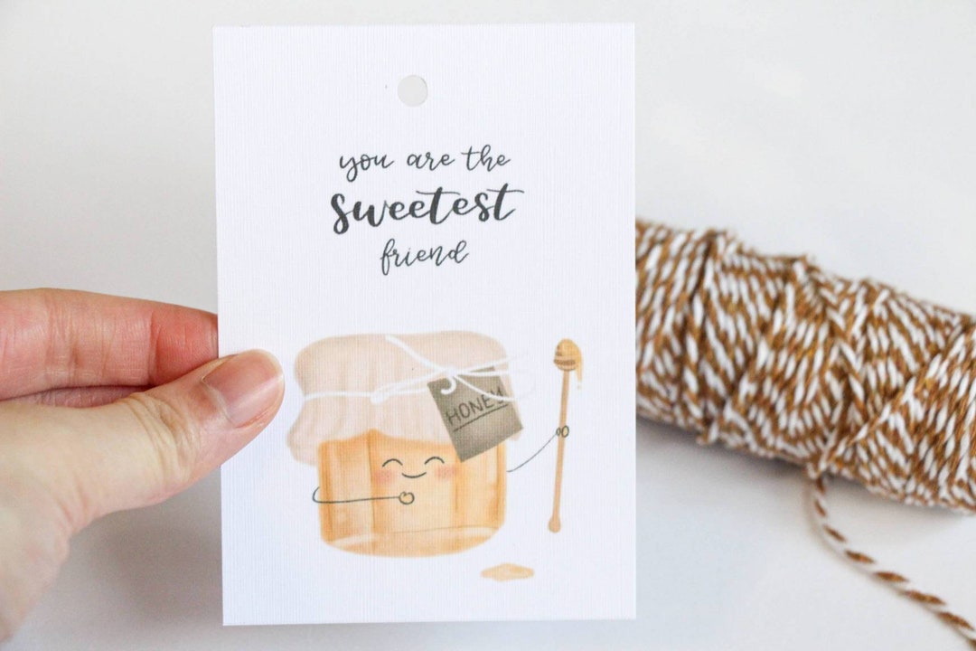 SET OF 10 Friendship Gift Tags- Thank You, Friendship, Appreciation ...