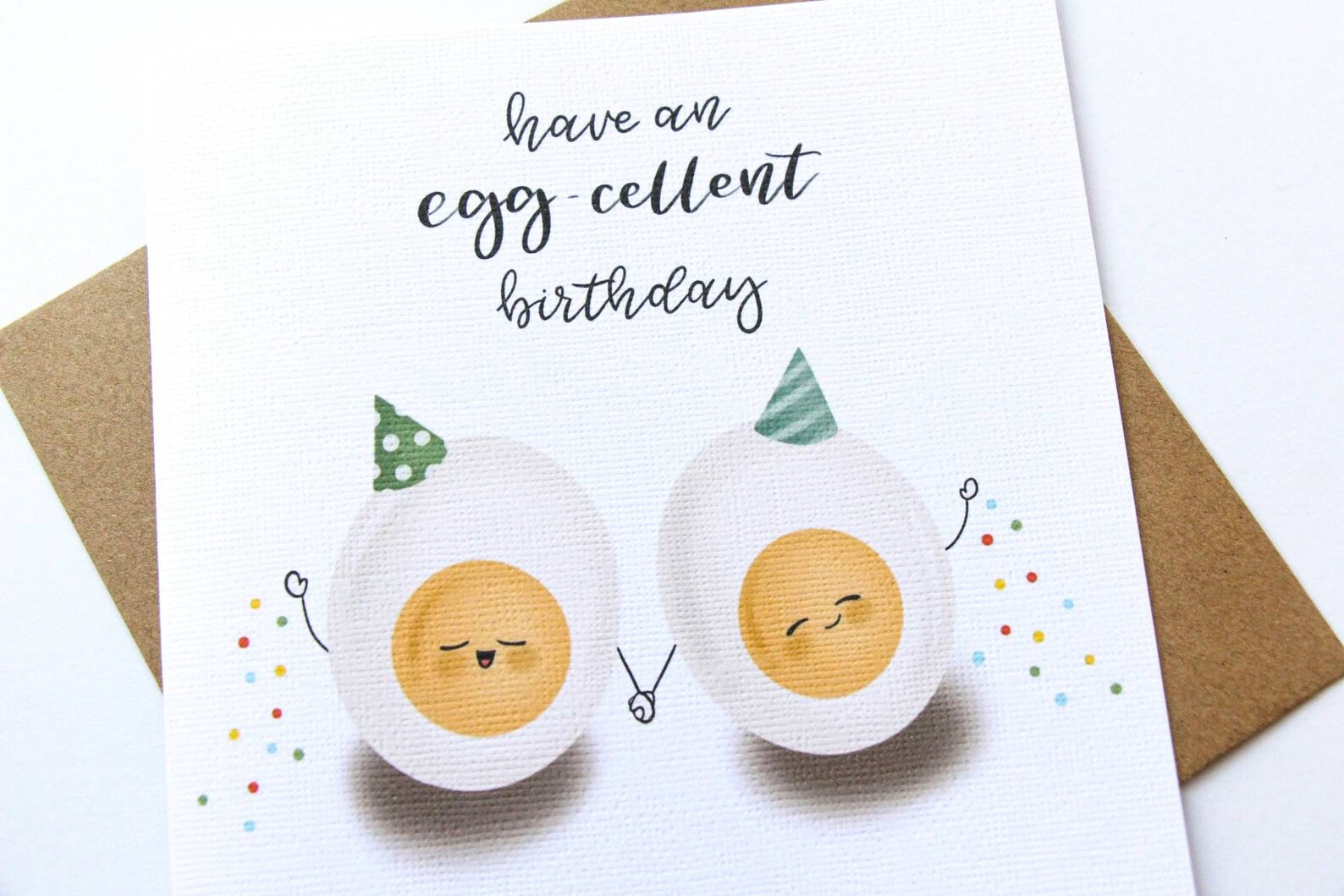 Have an Egg-cellent Birthday Card Cute Egg Card Bday Egg - Etsy