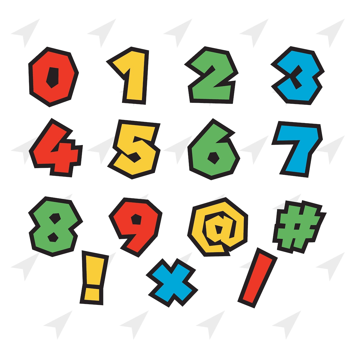 Super Mario Numbers SVG PNG DXF. Instant download file for | Etsy