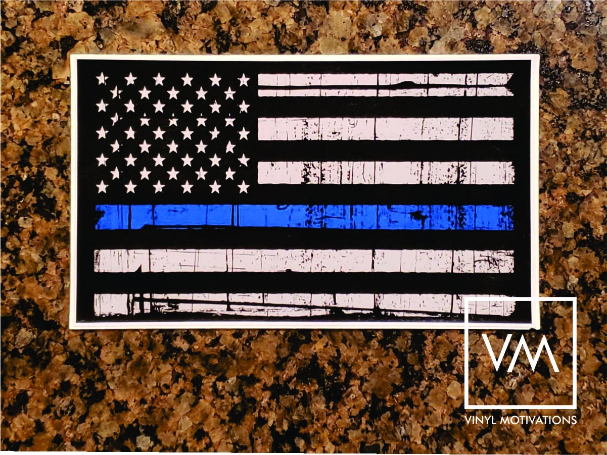 Thin Blue Line Car/window Decal - Etsy