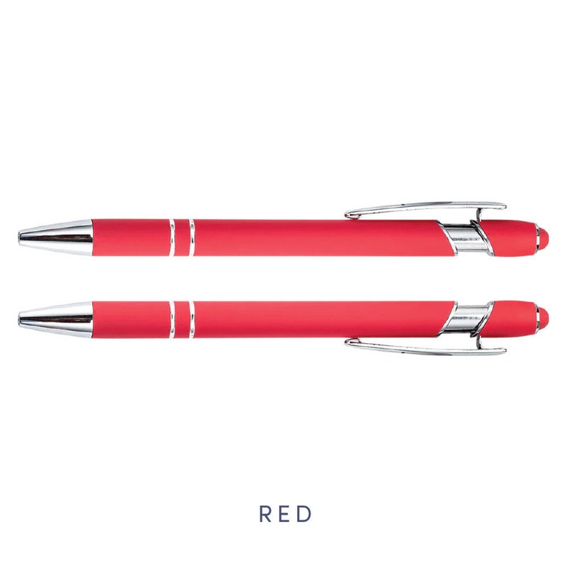 Soft Touch Laser Engraved Stylus Pens - 50pcs - Etsy