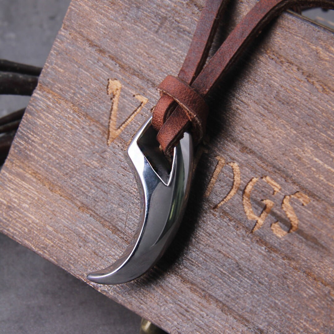 WOLF FANG STAINLESS Steel - Etsy