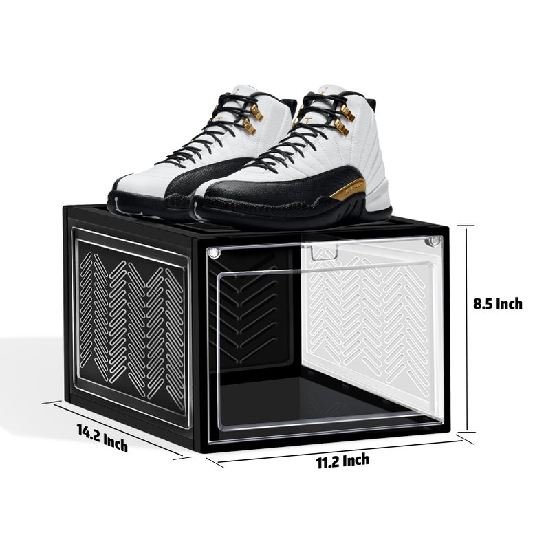 Shoe Storage Boxes With Hard & Thick Plastic Board Boxes Clear Plastic ...