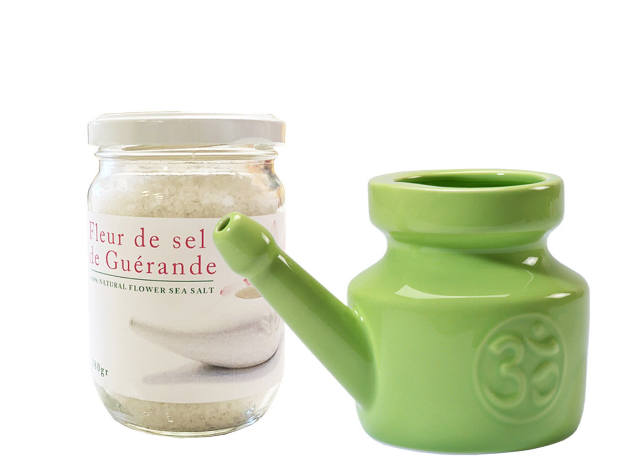 Neti Lota Jala Neti Kit 400ml and Sea Salt From Guerande/france - Chin ...